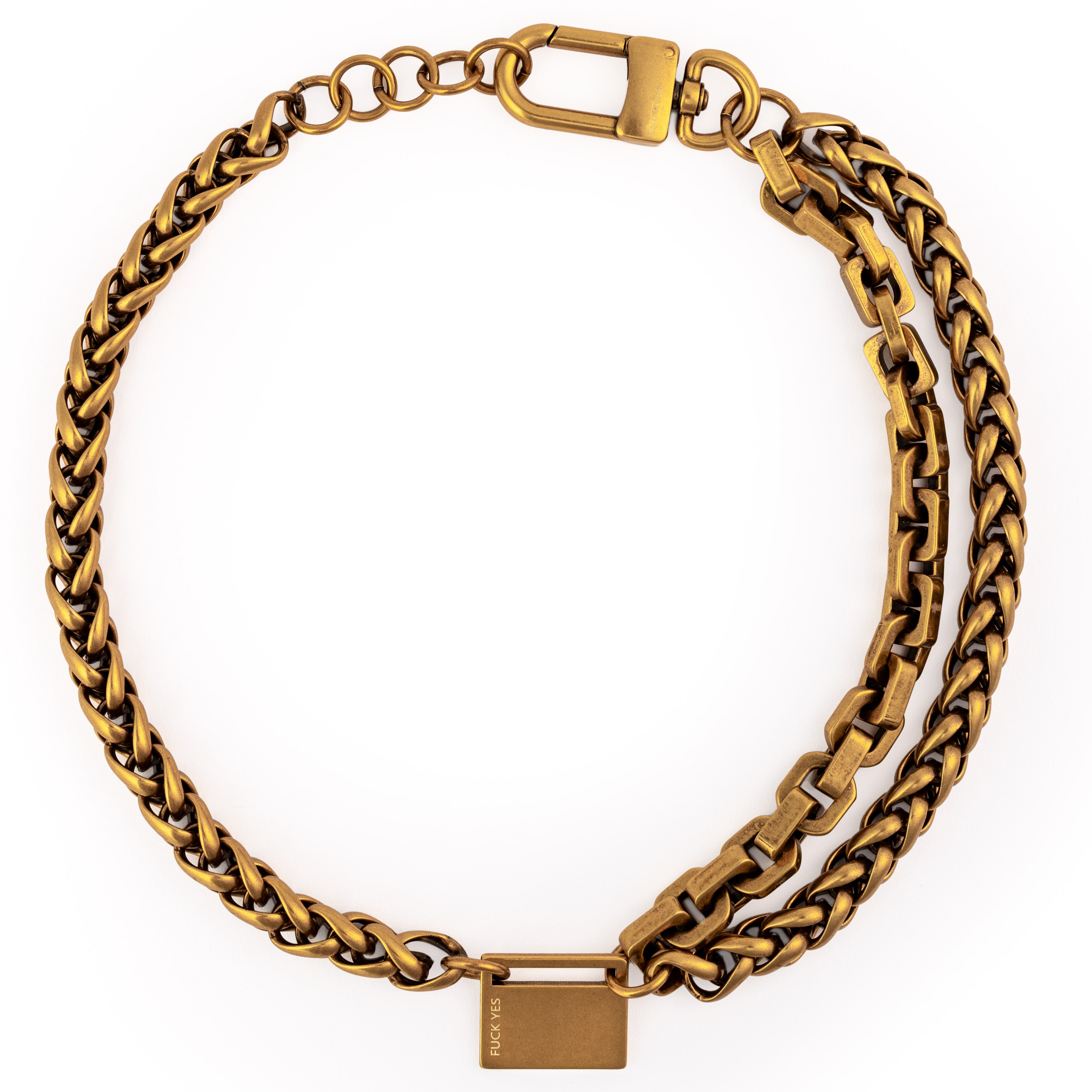 3-in-1 Boundaries Necklace (24k old gold) – Bold&Kind